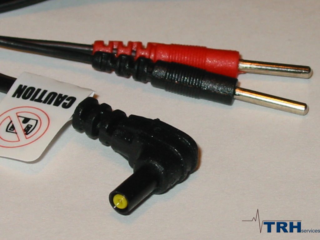 Lead Wire – right angle female socket to dual – Georgian Medical